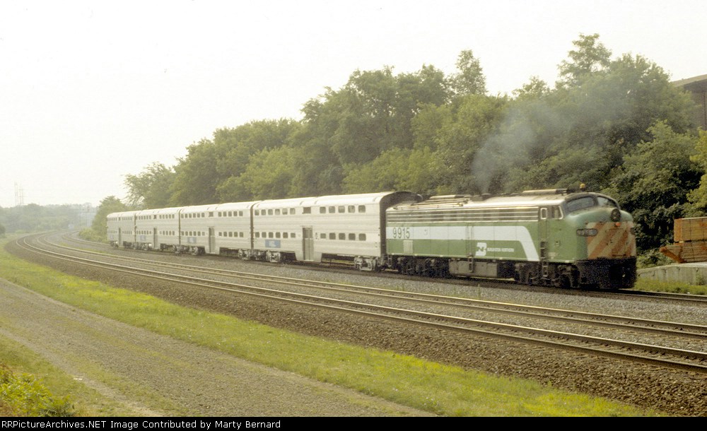 BN 9915, CB&Q 9985A, Pushing (3 of 3)